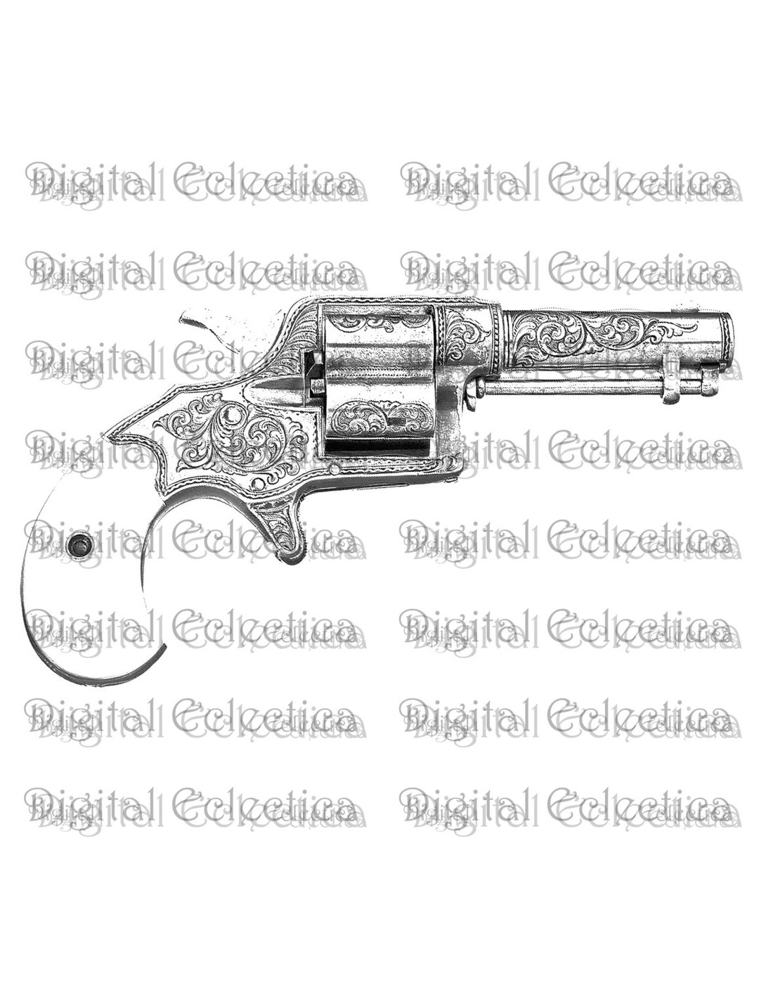 Antique Revolver Transparent Image. Revolver PNG. Revolver Clipart. Gun ...