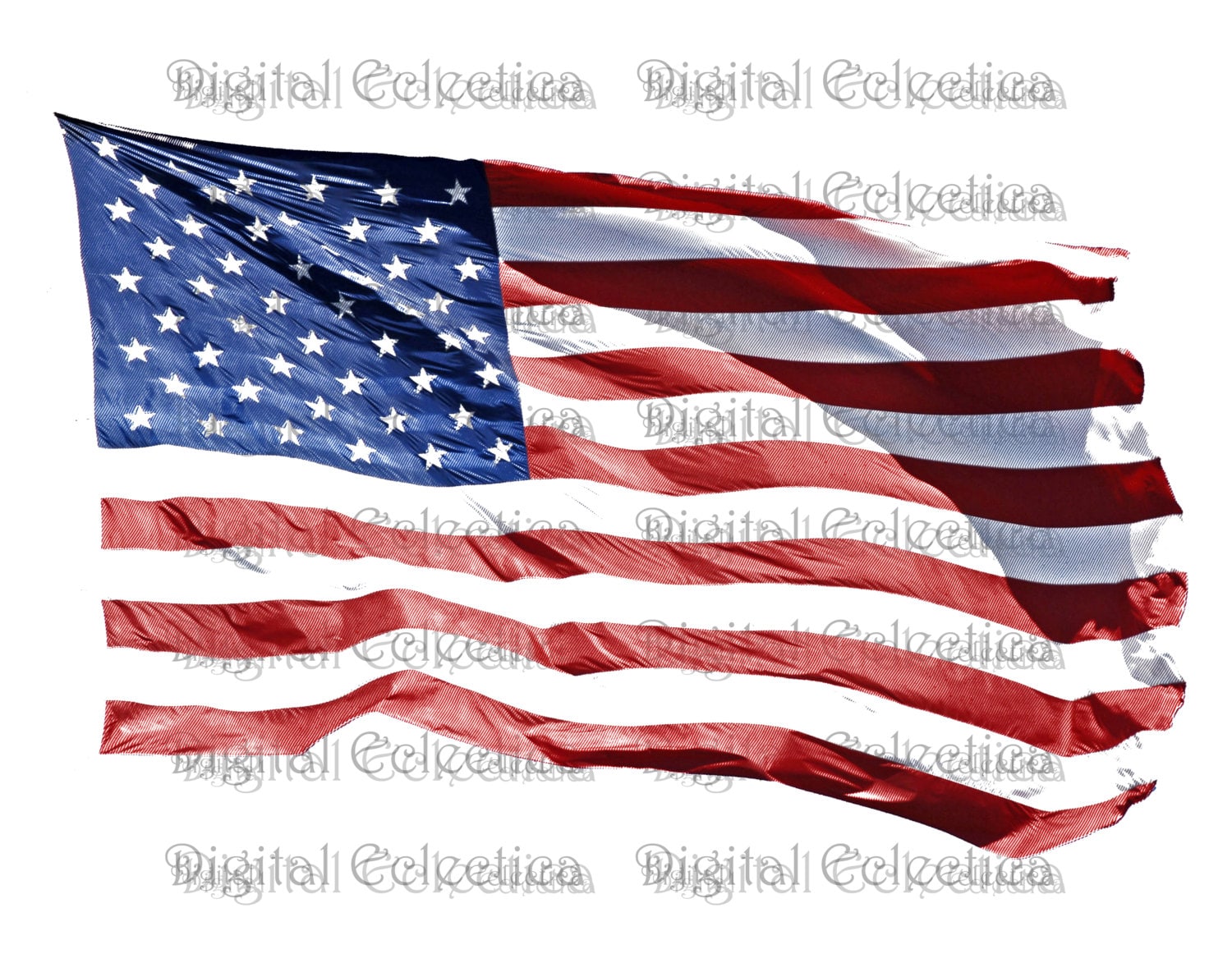 Waving American Flag Clip Art Png