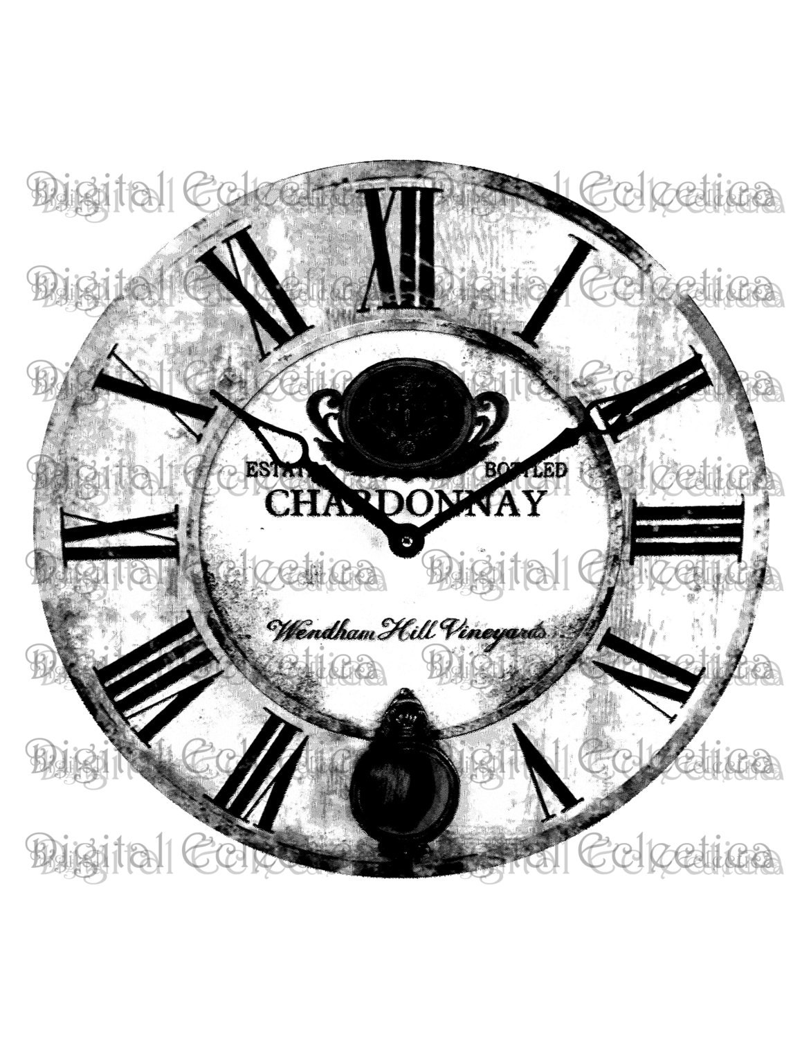 Antique Clock Engraving. Clock PNG. Clock Prints. Clock Image. Clock ...