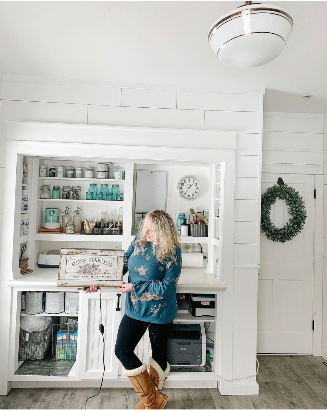 Rose Garden Chippy Sign - Etsy