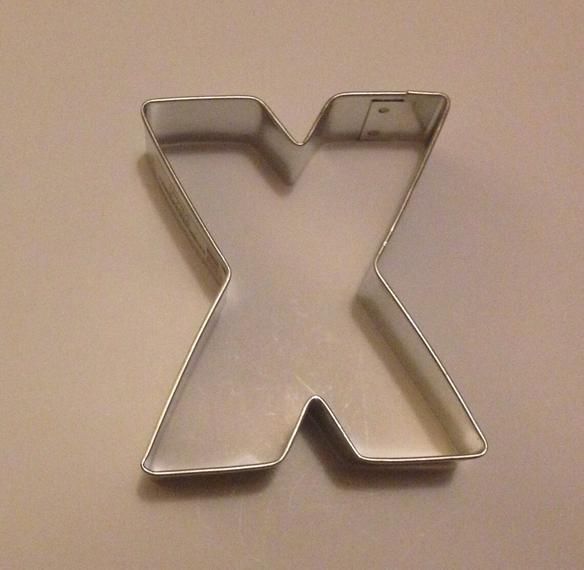 3 Letter X Cookie Cutter | Etsy