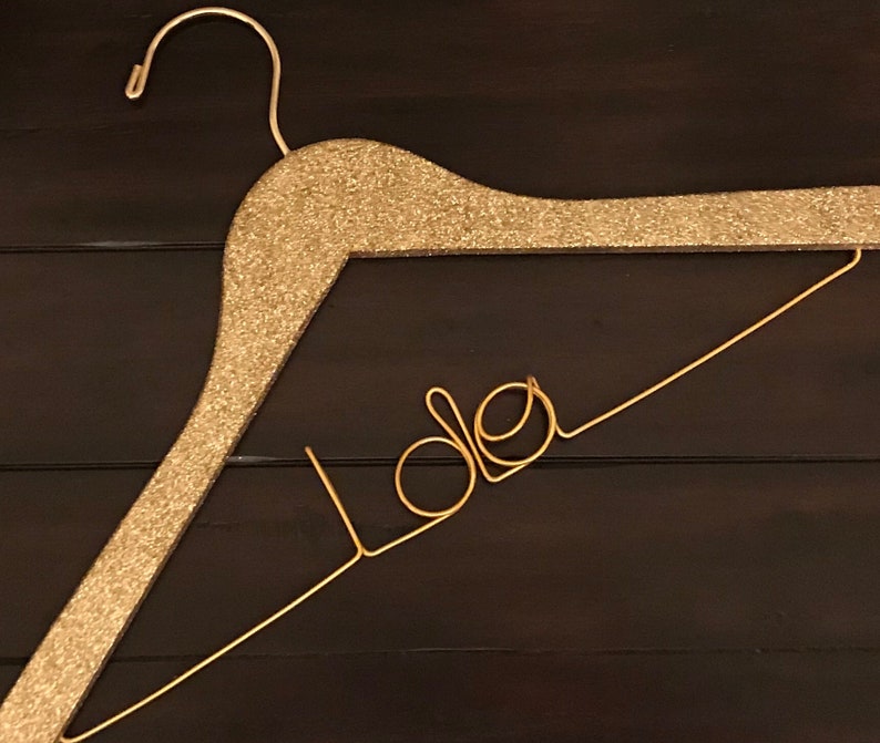 Sparkle Gold Hanger/glitter Hanger/gold Hooks/gold - Etsy