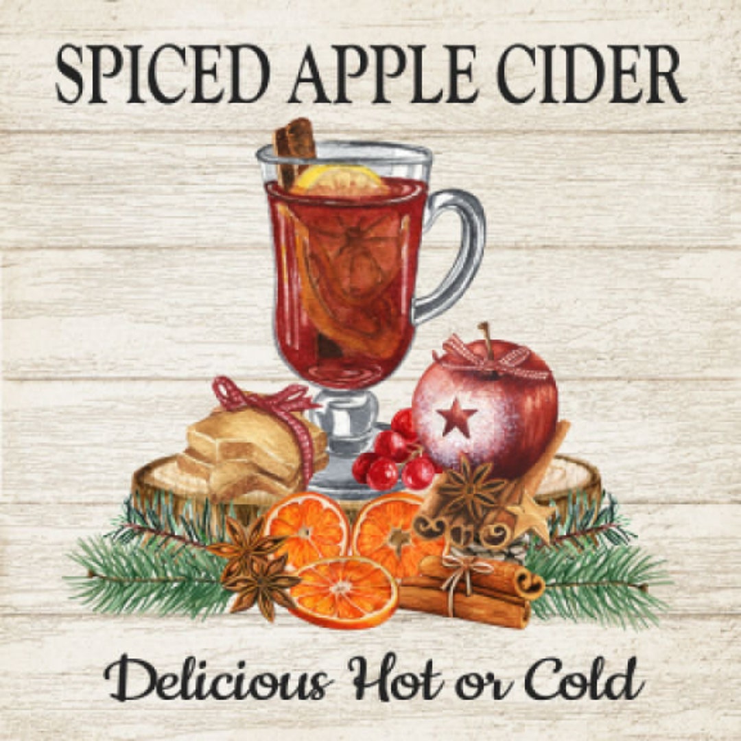 Grunge Farmhouse Kitchen Spiced Apple Cider, Mulled Wine, Country ...
