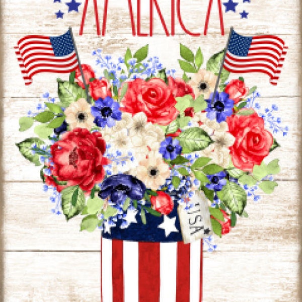 Patriotic Flowers - Etsy