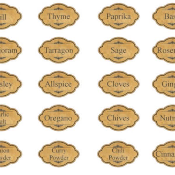 Vintage Spice Jars - Etsy