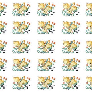 Vintage Image Lamb Amsco Doll-e-crib Furniture Transfers Waterslide ...