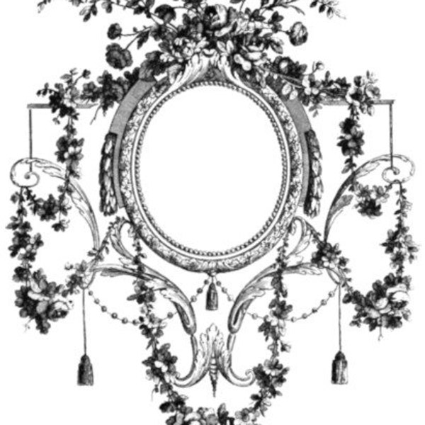 Retro Ornate Clipart - Etsy