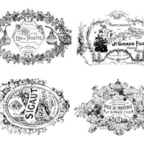 Vintage French Advertising Labels Furniture Transfers - Etsy