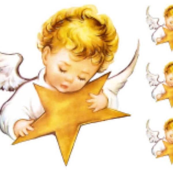 Vintage Angel Decals - Etsy