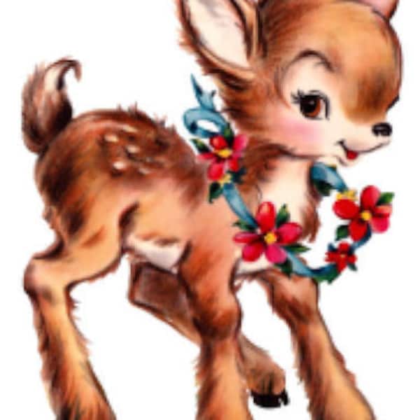 Vintage Deer Image - Etsy
