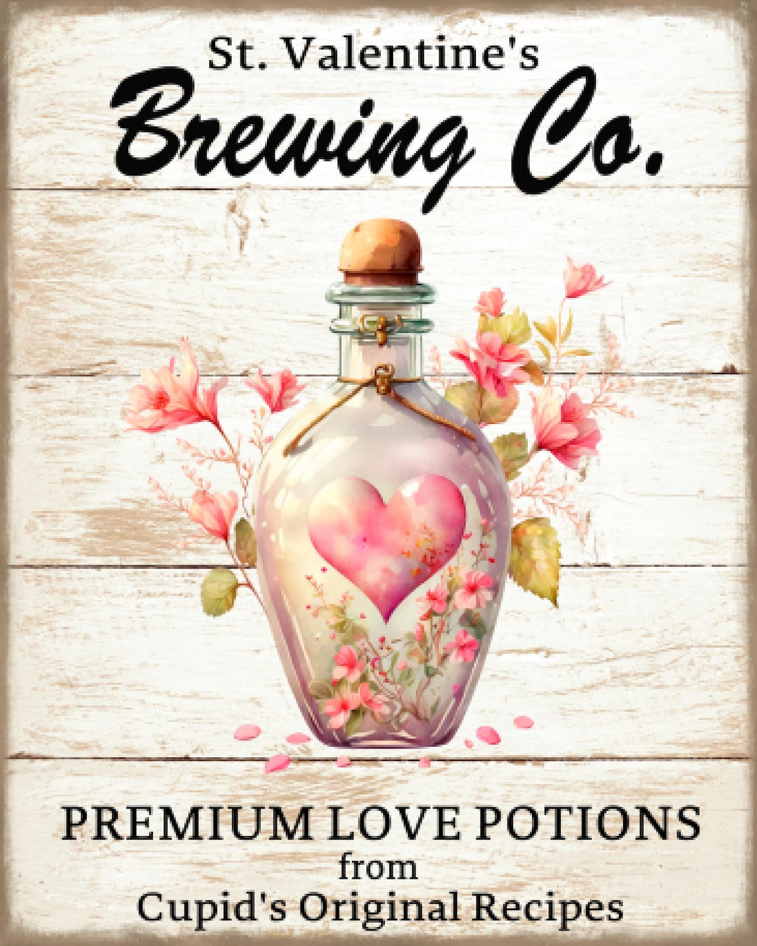 Vintage Grunge Valentine Cupid Love Potion, Recipes, Spells, Magic ...