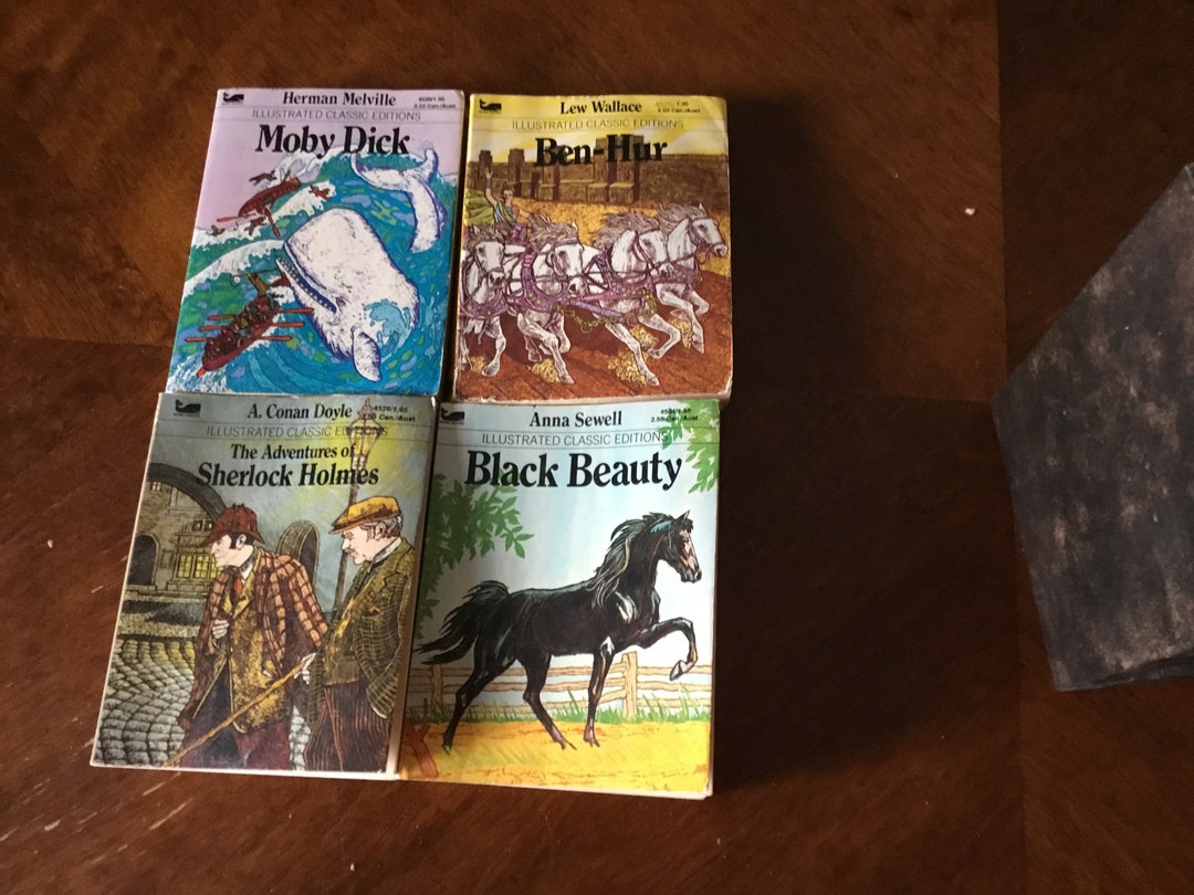 Illustrated Classic Moby Books - Etsy