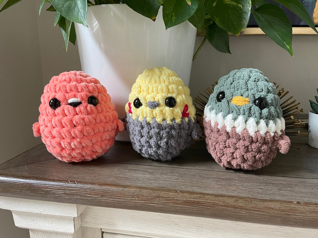 Crochet Birds/ Birds Amigurumi/ Bird Plushie/ballard Duck/flamingo - Etsy