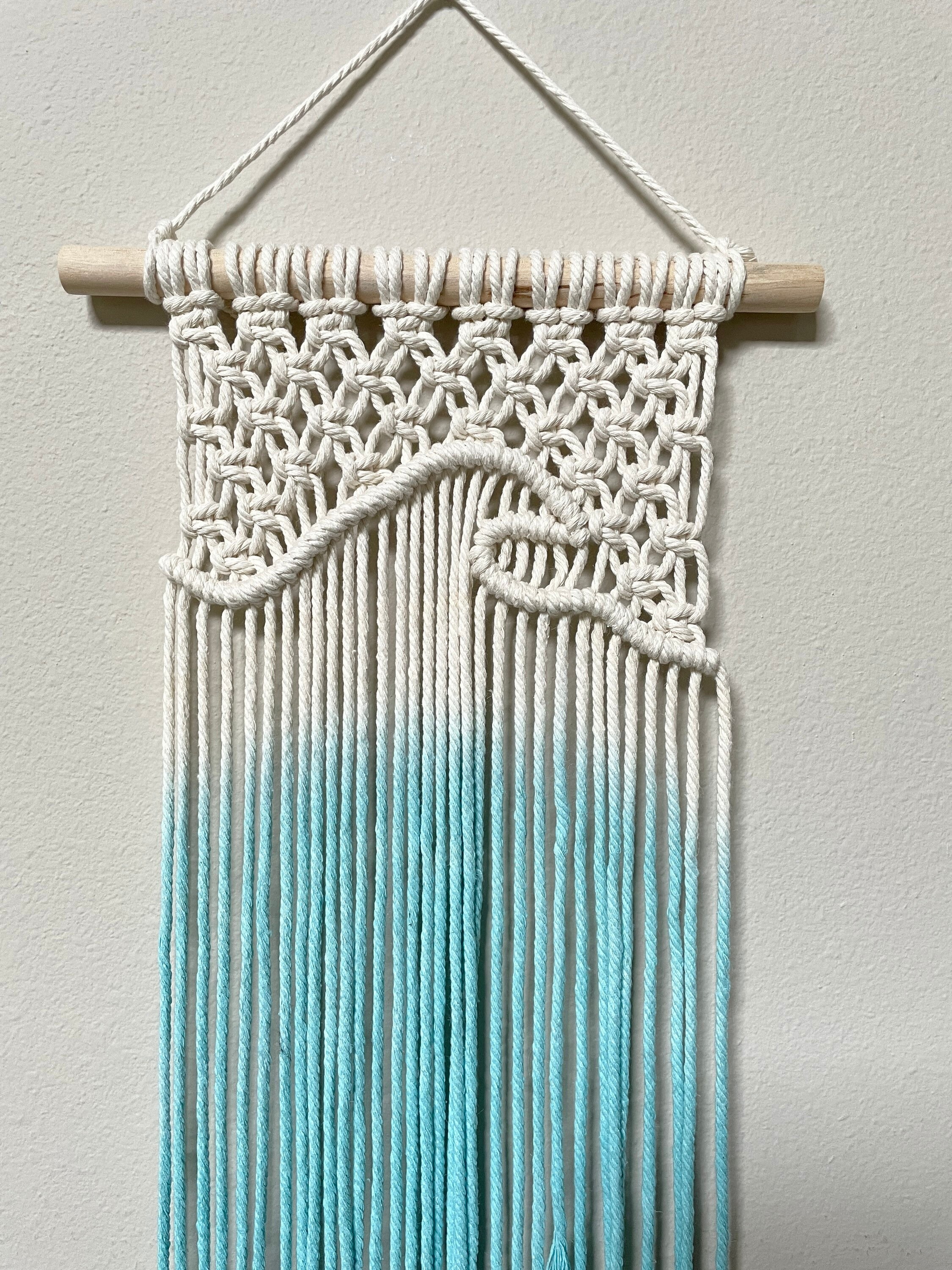 Macrame Wave Wall Hanging/ Beach Decor - Etsy