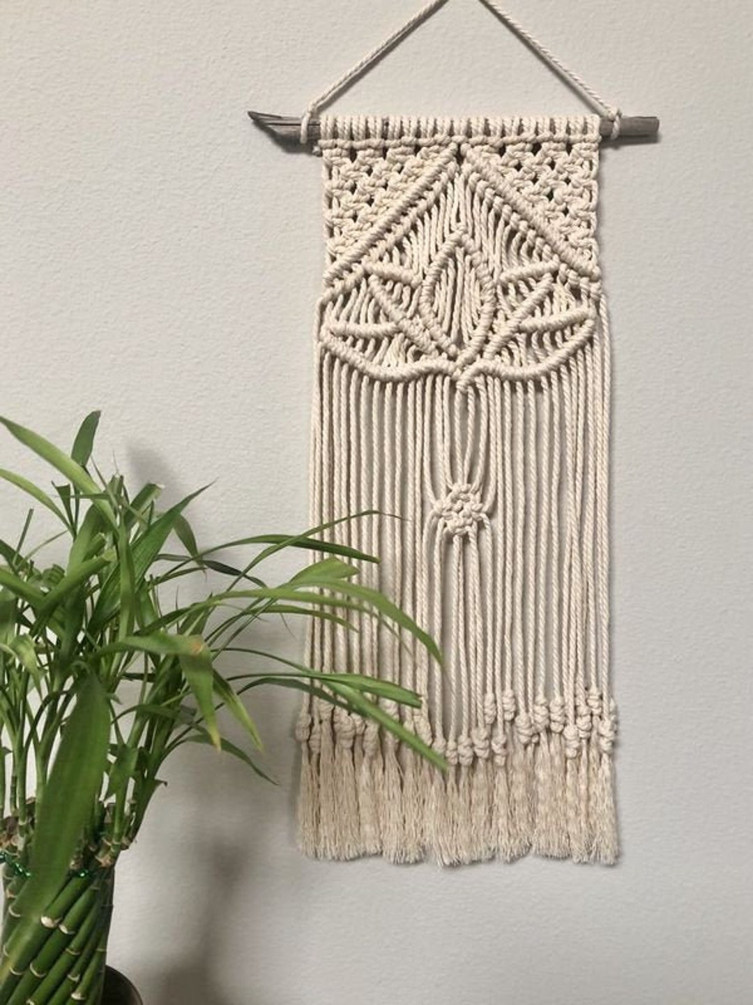 Macrame Lotus Flower Wall Hanging/boho Decor/house Warming Gift/wall ...