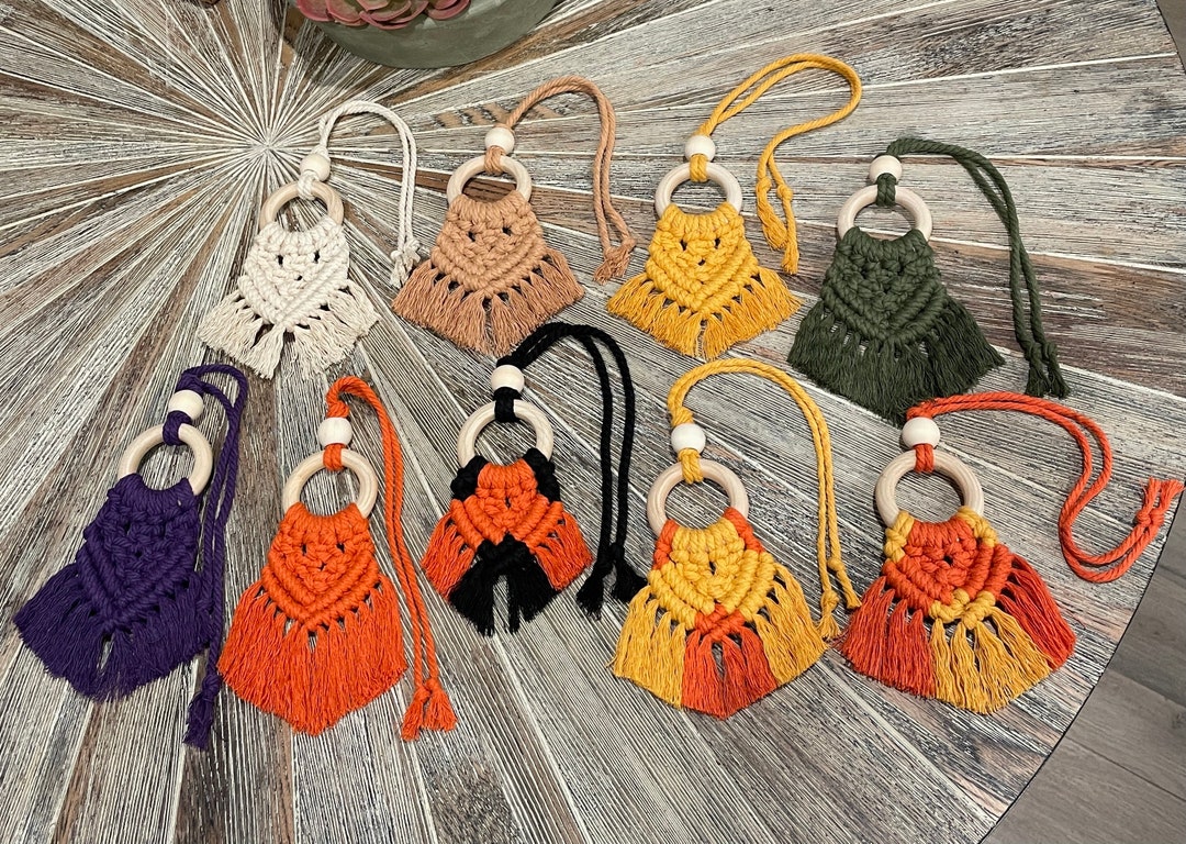 Macrame Car Diffuser/mini Macrame Car Diffuser/essential Oil Diffuser ...