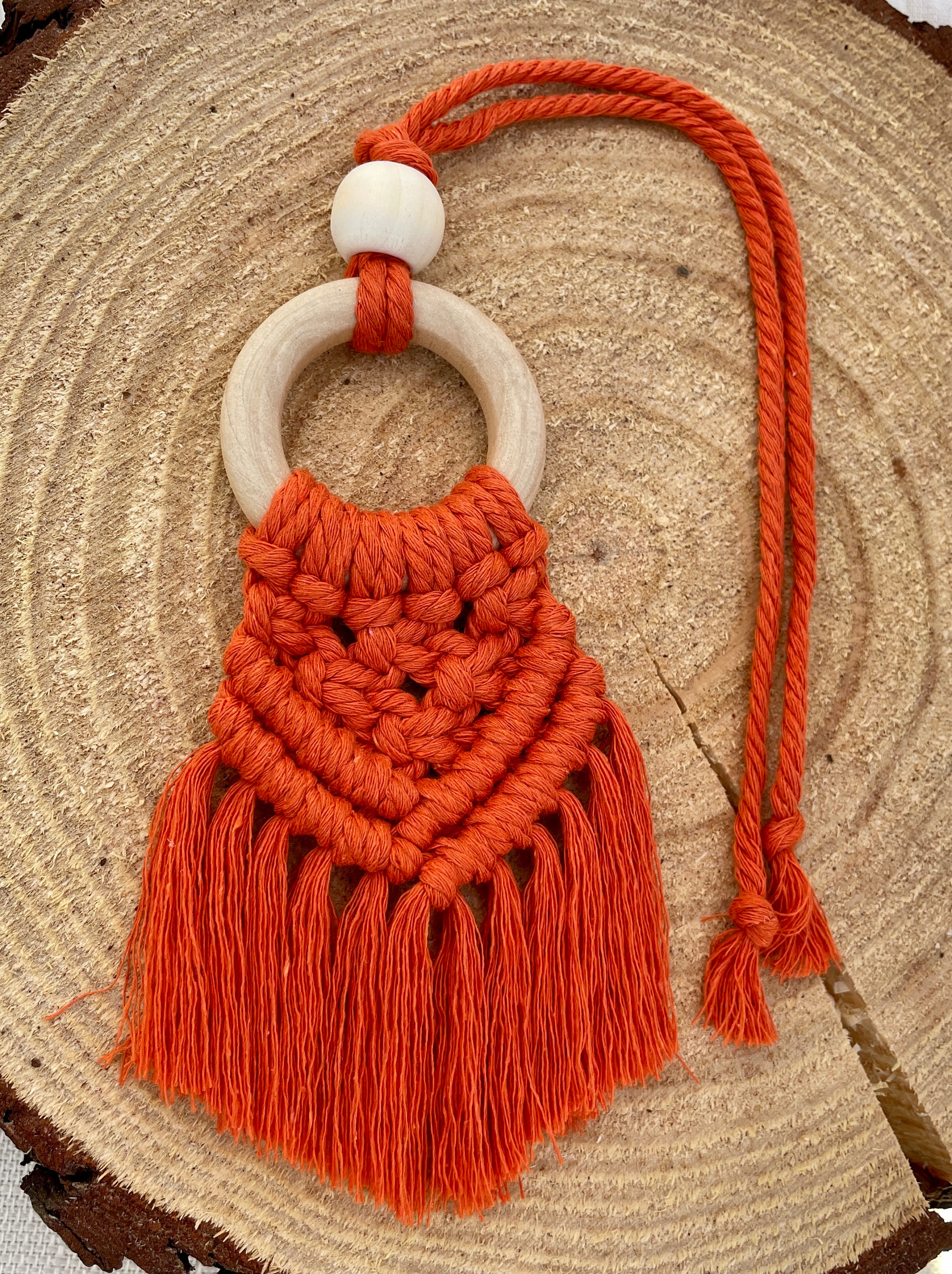 Macrame Car Diffuser/mini Macrame Car Diffuser/essential Oil Diffuser ...