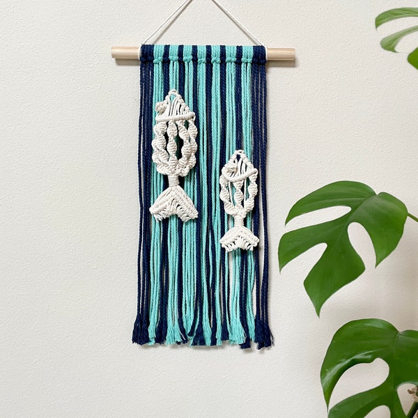 Macrame Wall Hanging Fish - Etsy