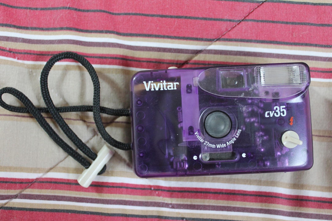 Vivitar CV35 Plastic Camera Transparent Purple 1990s - Etsy