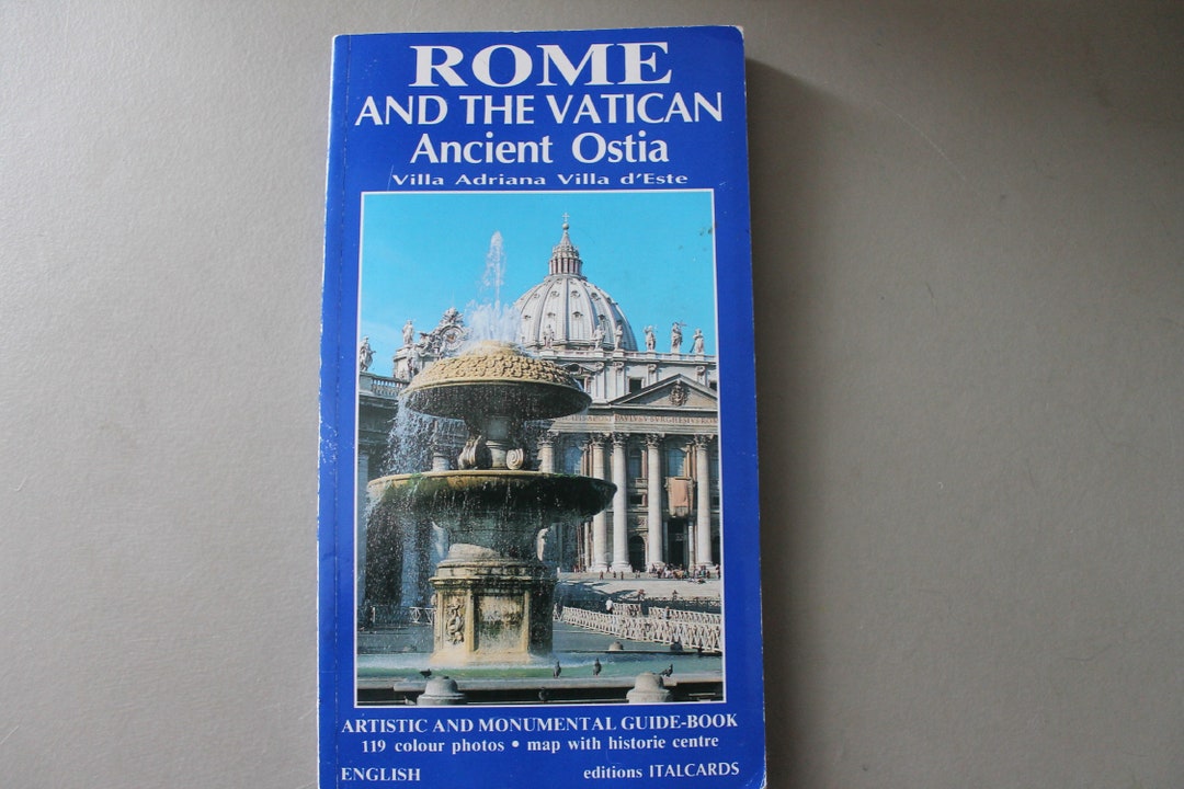 Rome and the Vatican Art and Monument Guidebook 1980s - Etsy