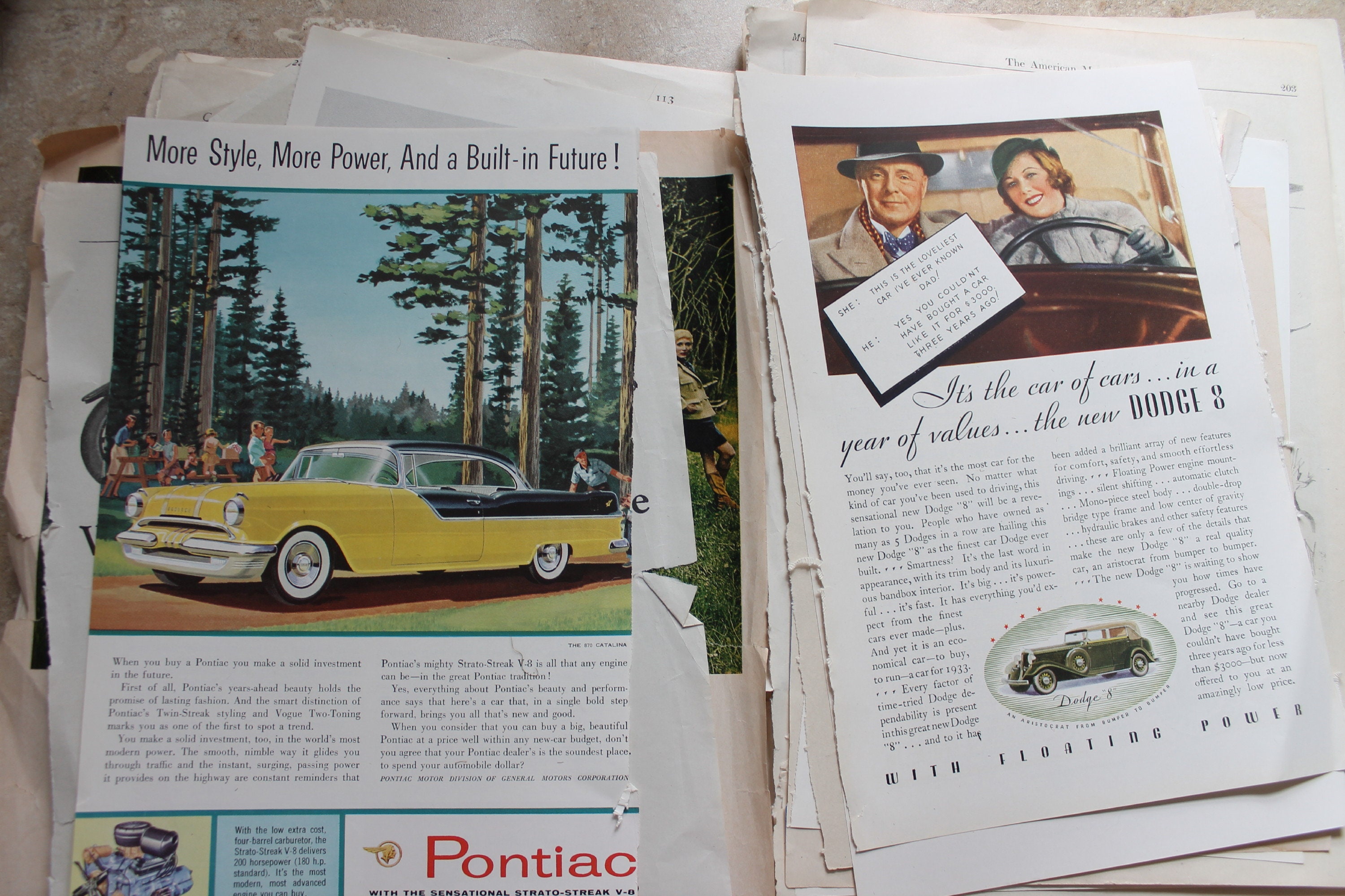 55 Cars and Automotive Magazine Ads 1910-1970s - Etsy