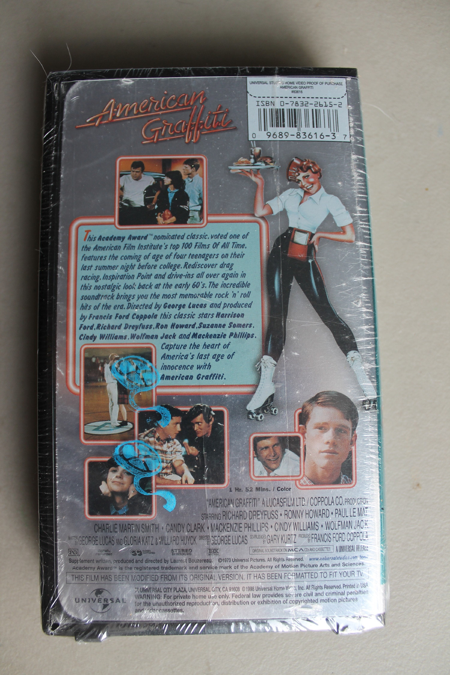 American Graffiti VHS Movie NOS 1998 Edition - Etsy