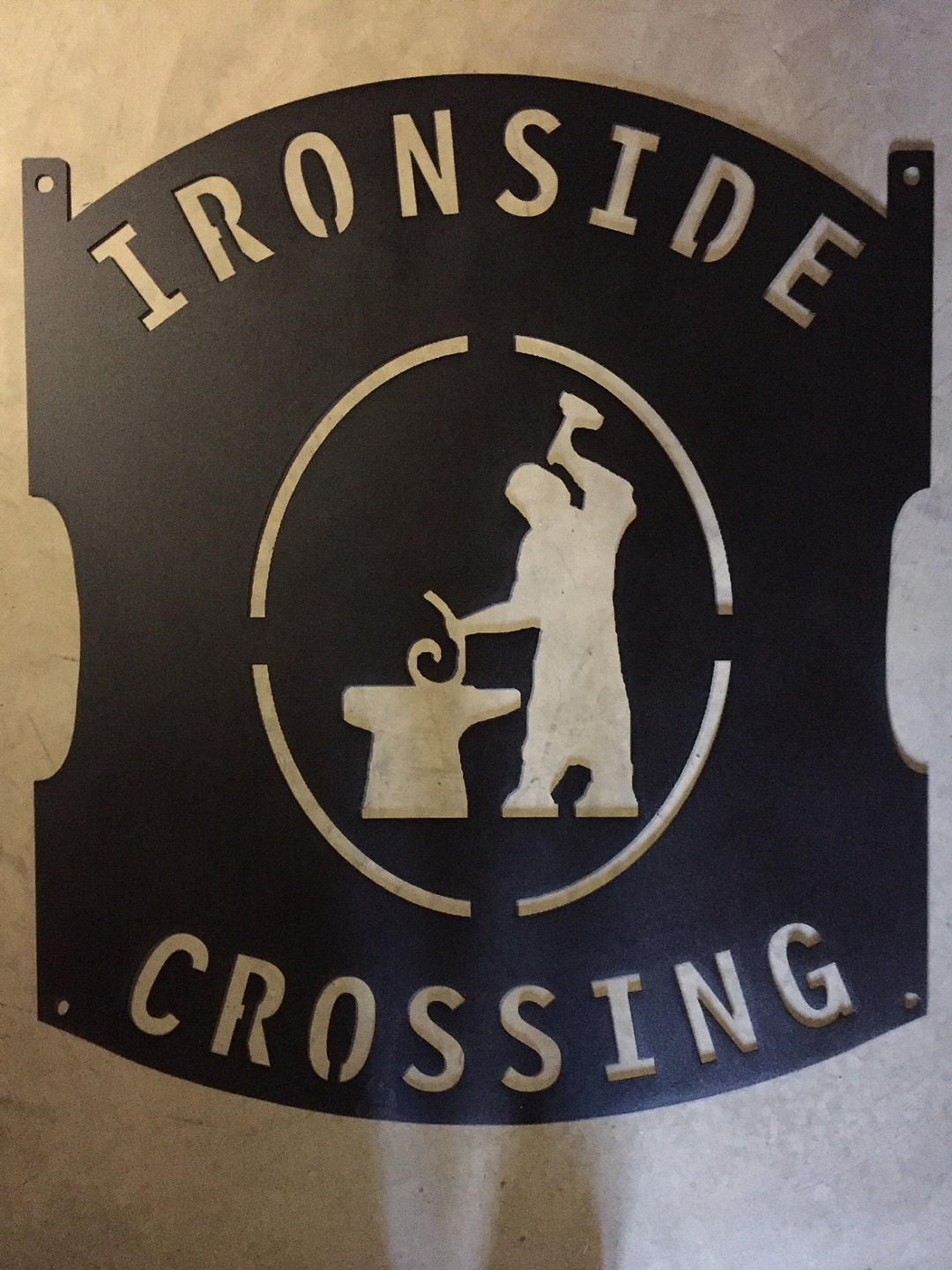 Metal BLACKSMITH Sign With BLACKSMITH and HAMMER - Etsy