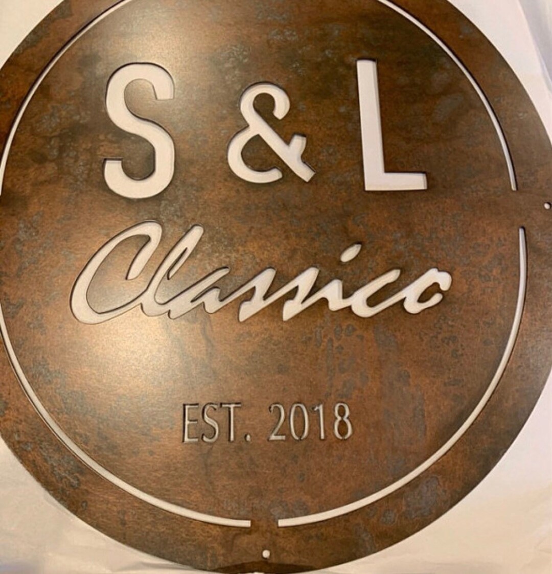 3ft Metal Sign With Logo - Etsy