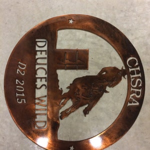 Metal RODEO TEAM ROPING Sign - Etsy