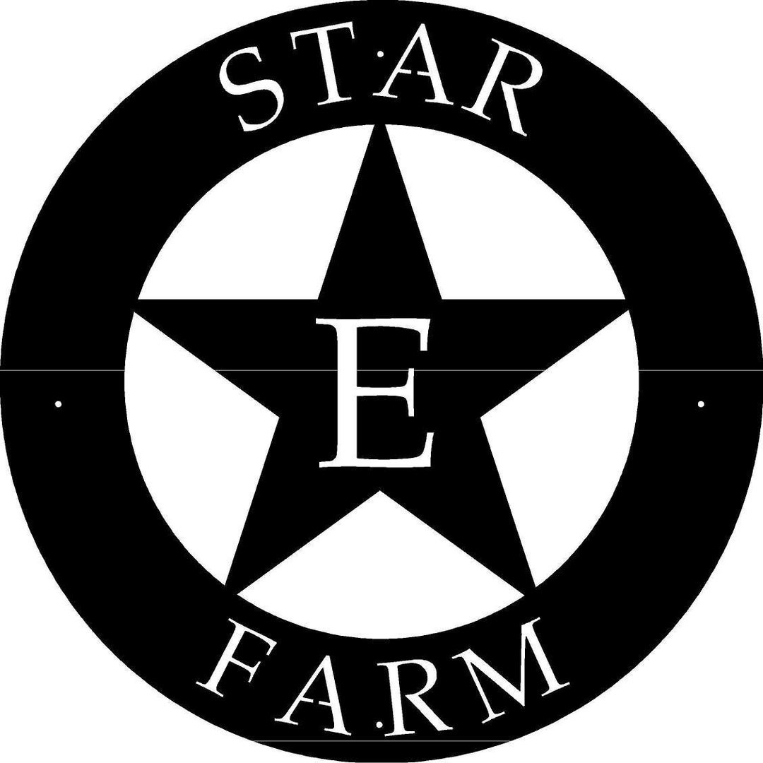 Huge Metal Star Sign With STAR and Custom Name - Etsy