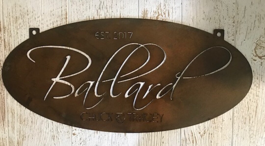 4 Ft Oval SIGN, OVAL Metal Sign, LARGE Oval Sign - Etsy
