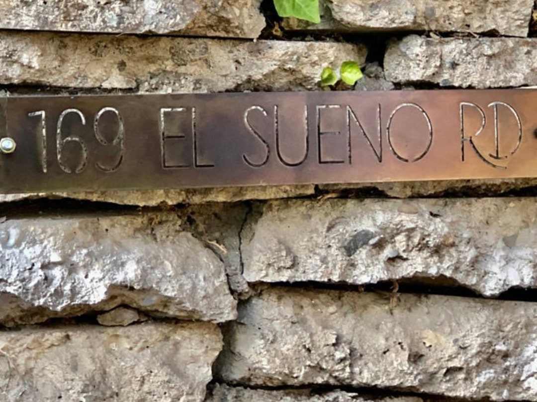Metal 30" ADDRESS SIGN With Custom ADDRESS or Name - Etsy