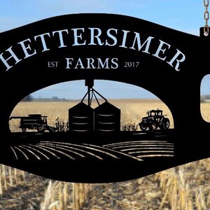 Combine Grain Bin Sign, Farm Sign Harvest Sign in Powder Coat Finish - Etsy