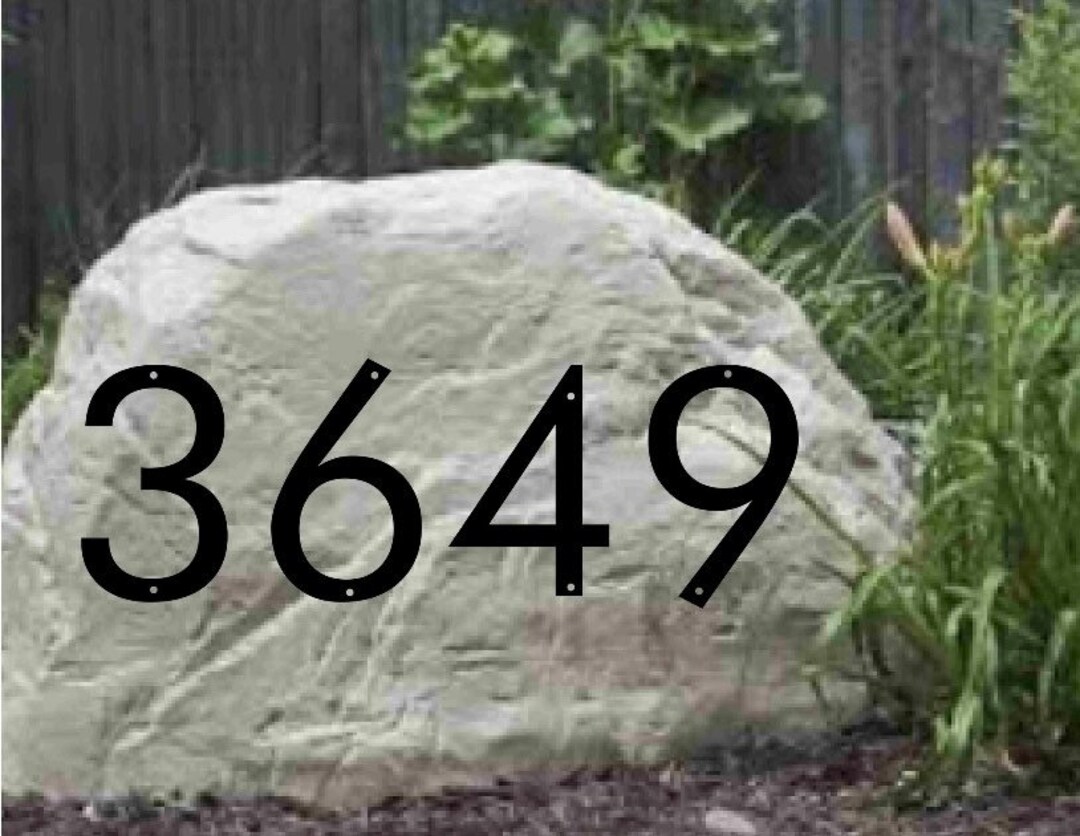 METAL HOUSE NUMBERS 6 Inch or 8 Inch or 10 Inch or 12 Inch - Etsy