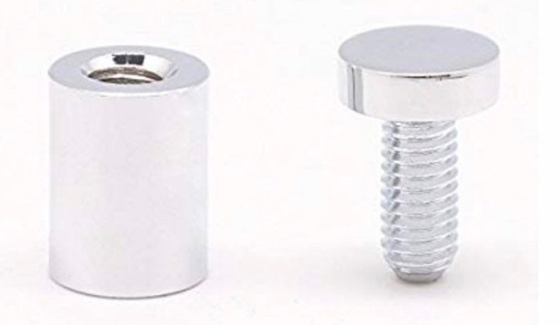 STAND off STUDS for SIGN Mount in Polished Chrome Aluminum | Etsy