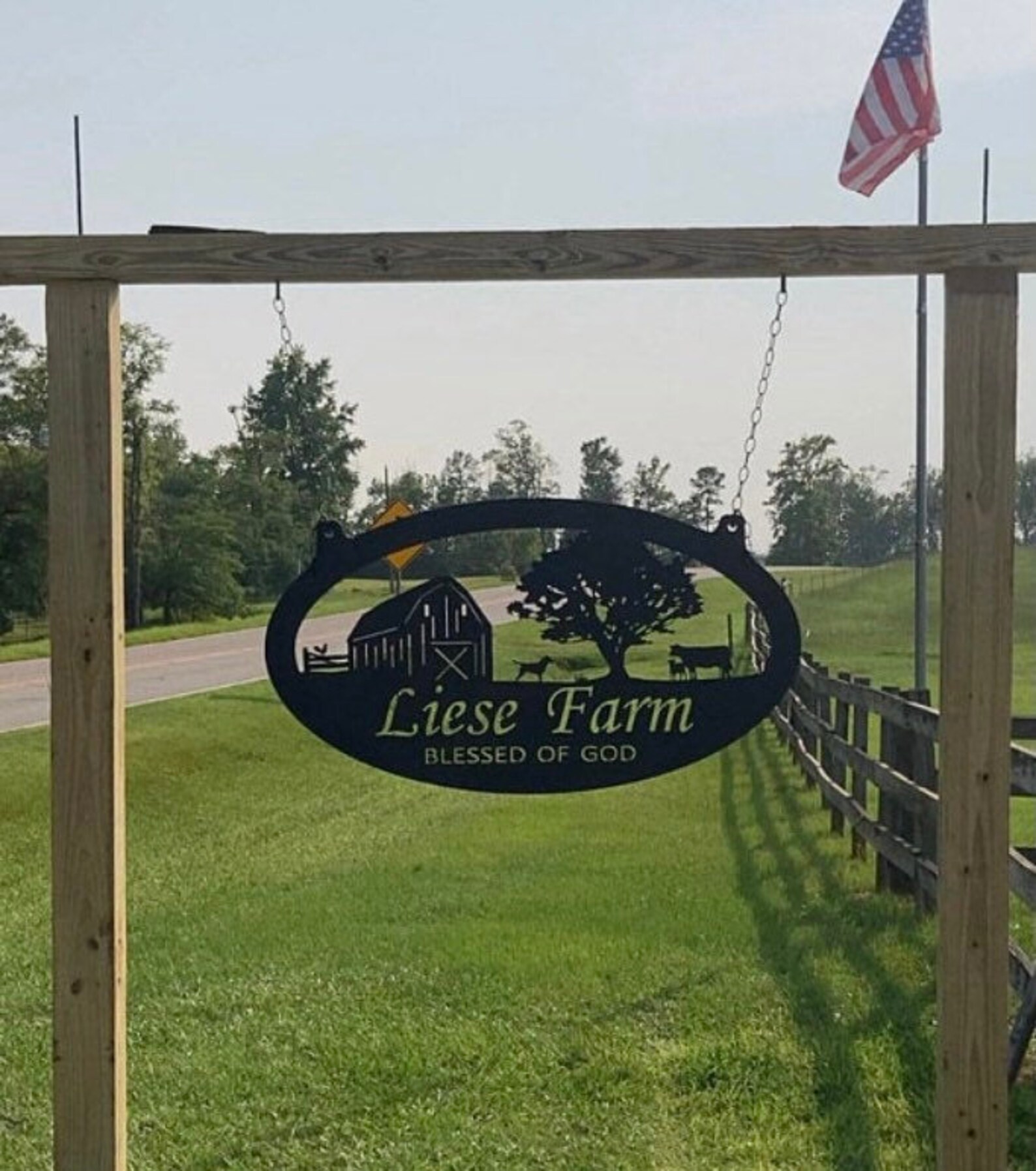 Metal Farm Sign, Farm Sign, Barn Cow Calf Chicken Tractor Sign, Metal ...