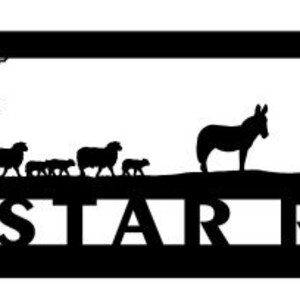 Custom Cattle Drive Metal Driveway Topper or Wall Art - Etsy