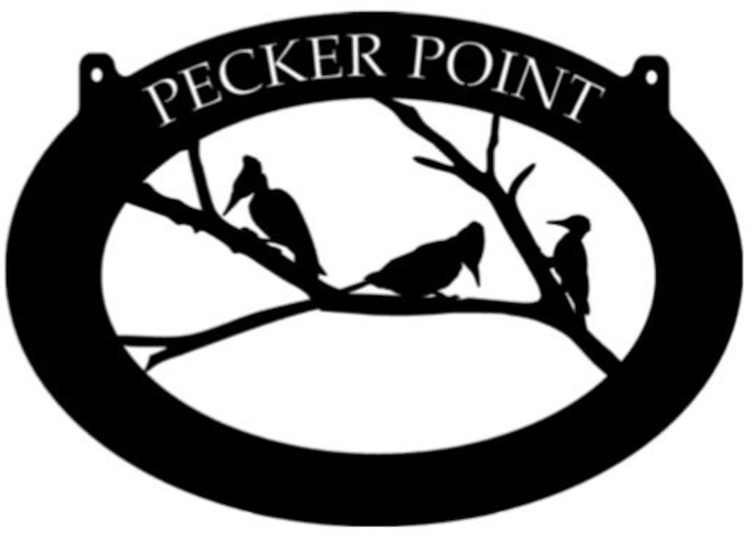 Metal Woodpecker or MOCKINGBIRD SIGN ,3ft or 4 Ft Size ,with Your Name ...