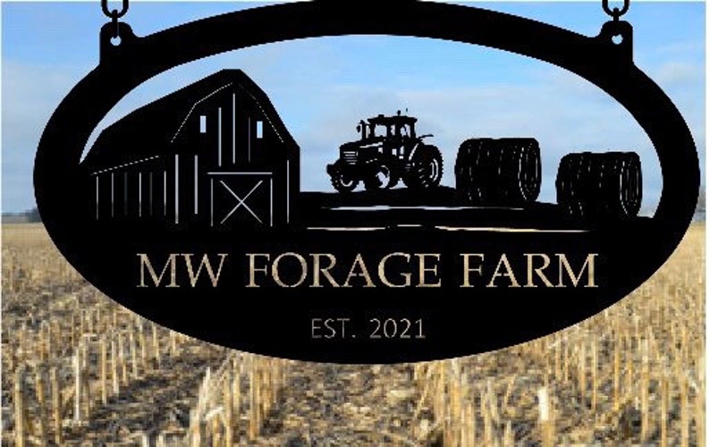 Hay Farm Sign Hay Bale Sign Hay Bale Sign - Etsy