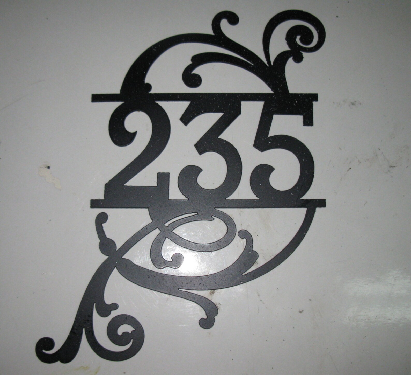 Decorative Metal House Number Laser Cut House Number - Etsy
