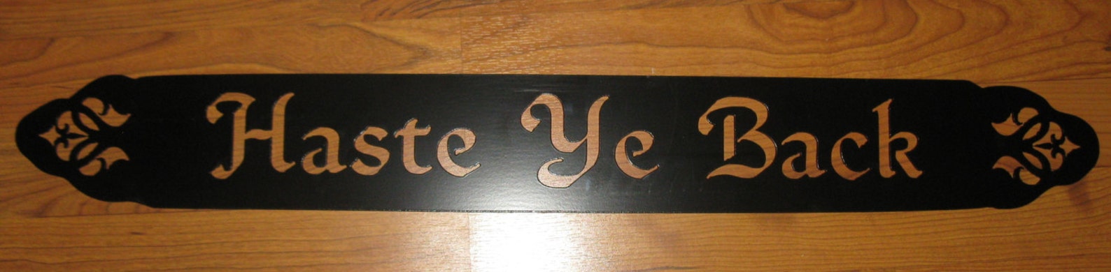 Metal HASTE YE BACK Plaque Haste Ye Back Sign Scottish Sign - Etsy