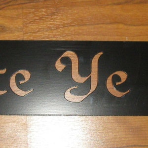 Metal HASTE YE BACK Plaque, Haste Ye Back Sign, Scottish Sign - Etsy