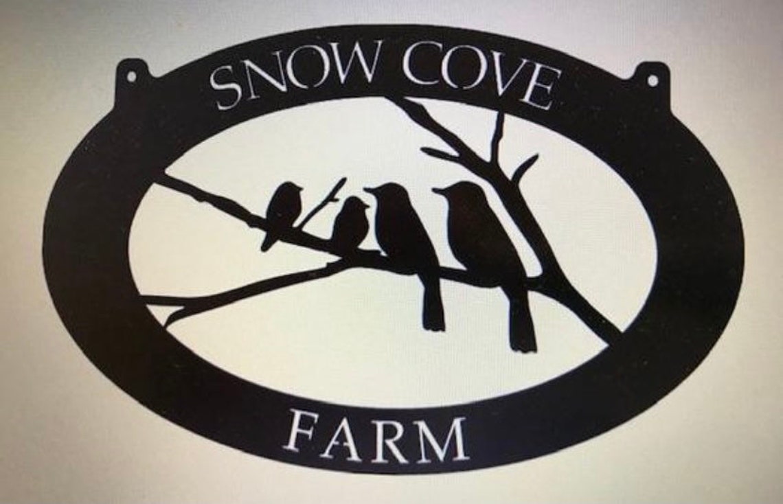 Metal Bird and Birdies SIGN 2ft Sign With Your Name - Etsy