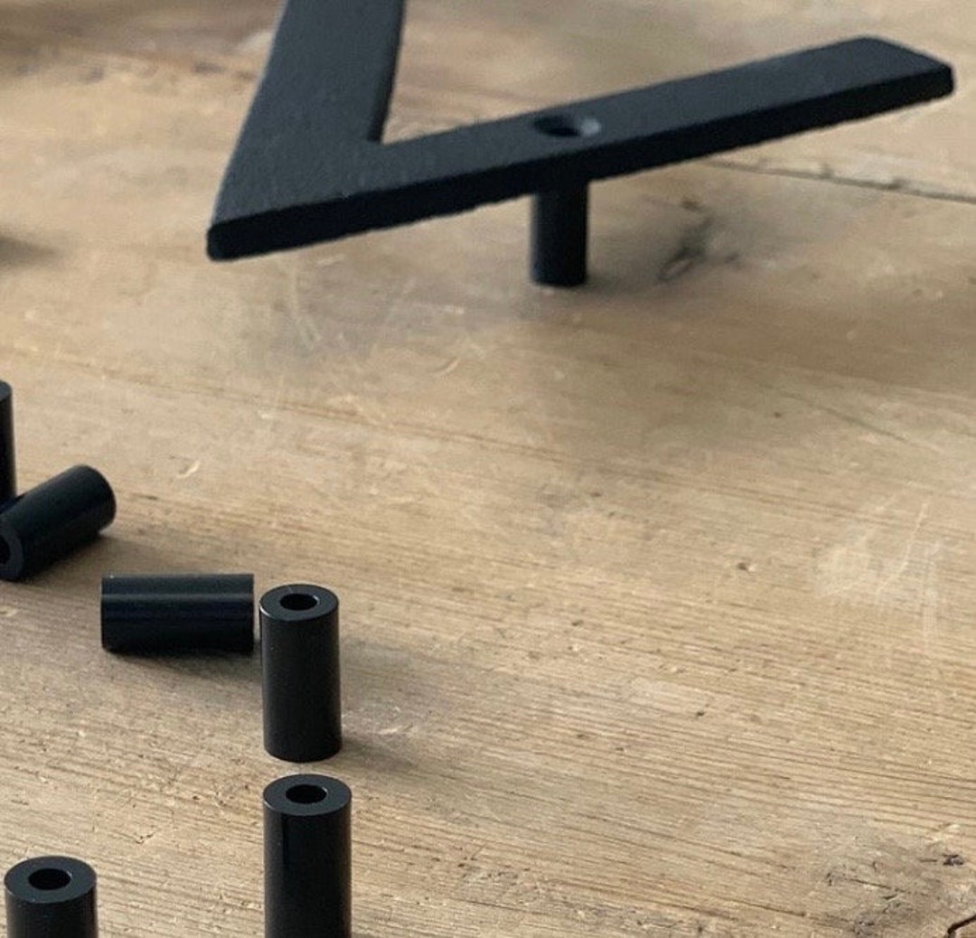 STAND off STUDS for SIGN Mount in Black, Sign Spacers - Etsy