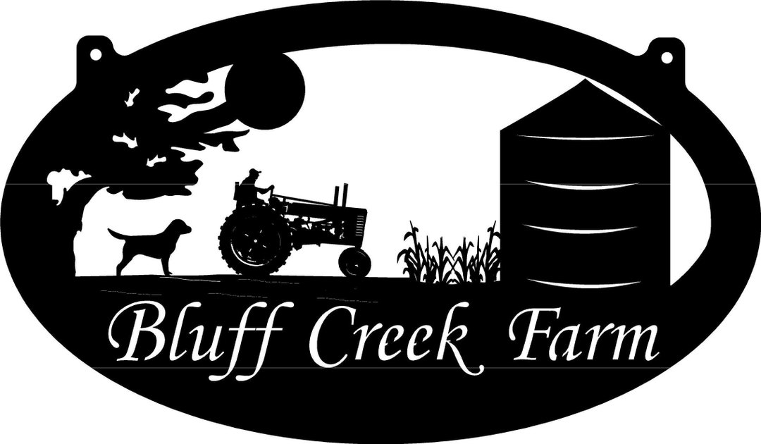 Metal Farm Sign Customized , GRAIN BIN Sign ,old TRACTOR Sign, 3ft - Etsy