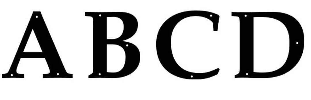 METAL LETTERS 6 Inch or 8 Inch or 10 Inch or 12 Inch - Etsy