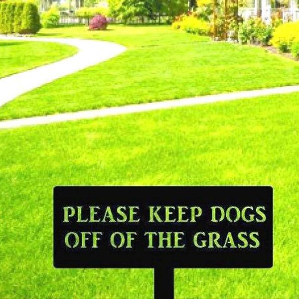 Keep off Grass Sign - Etsy