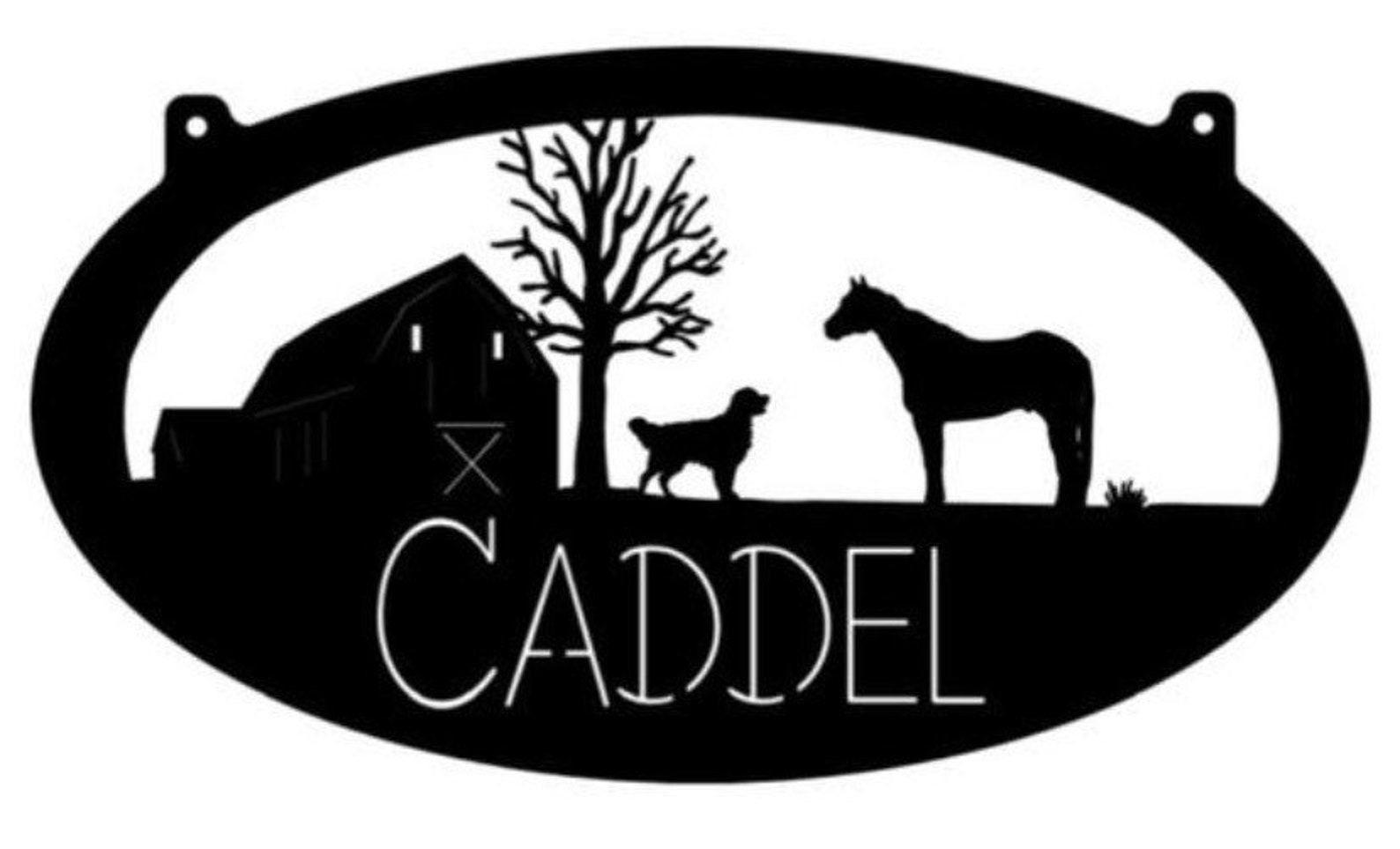 Metal FARM Signbarnhorse Dog Sign | Etsy