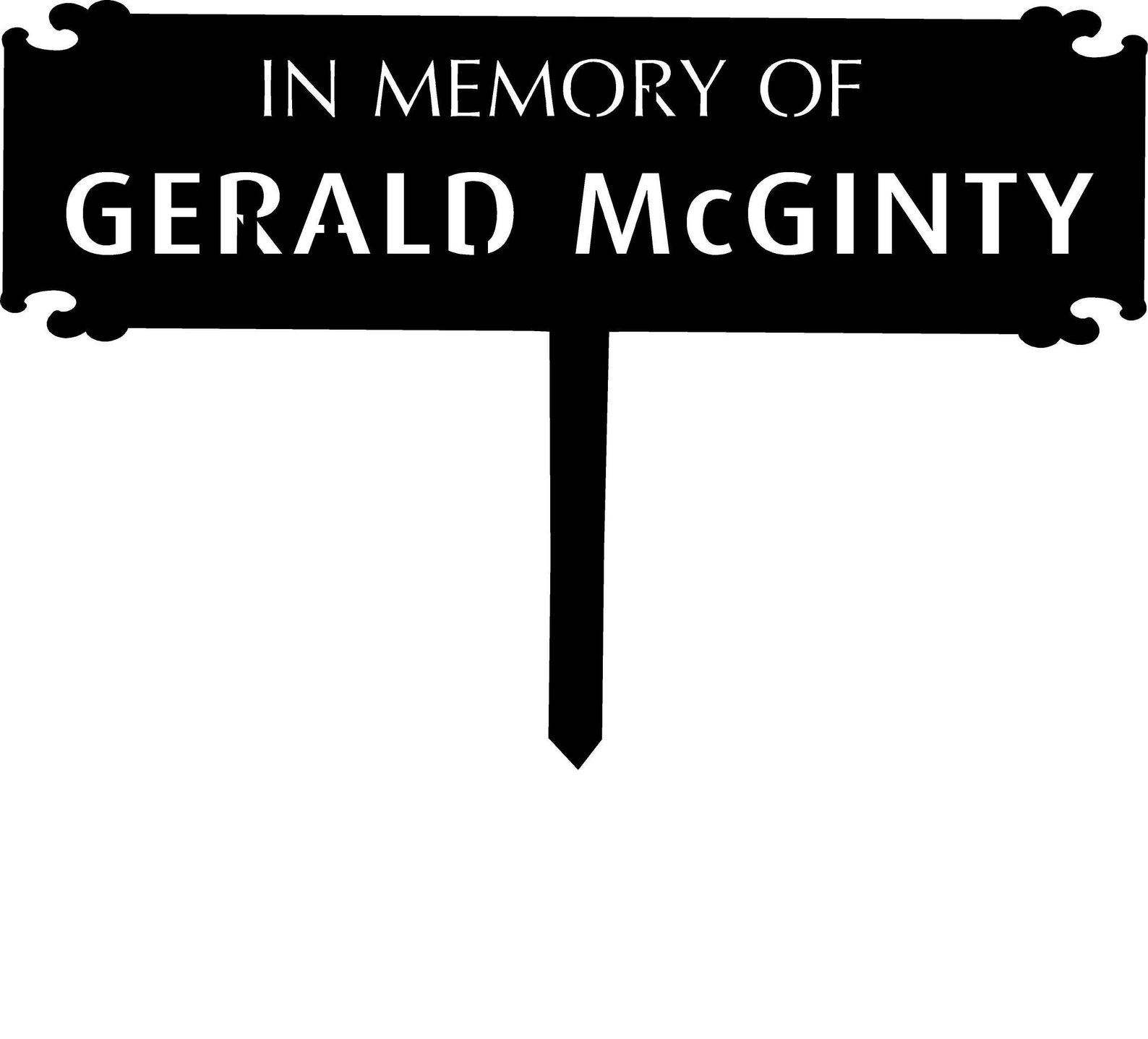 Custom Metal Memorial Sign in Memory Sign Grave Marker Sign - Etsy