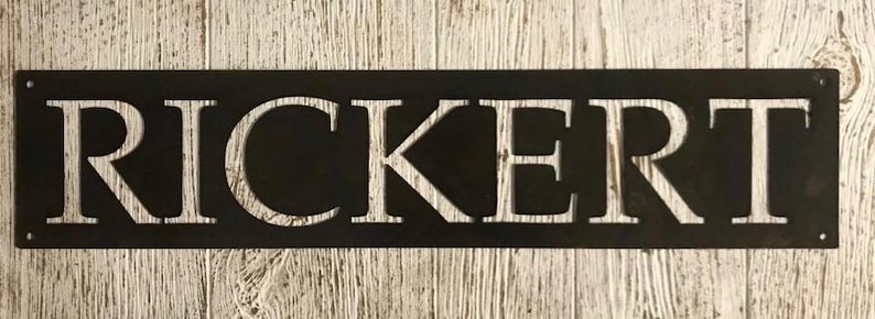 Custom Metal Sign 4 Ft Wide - Etsy